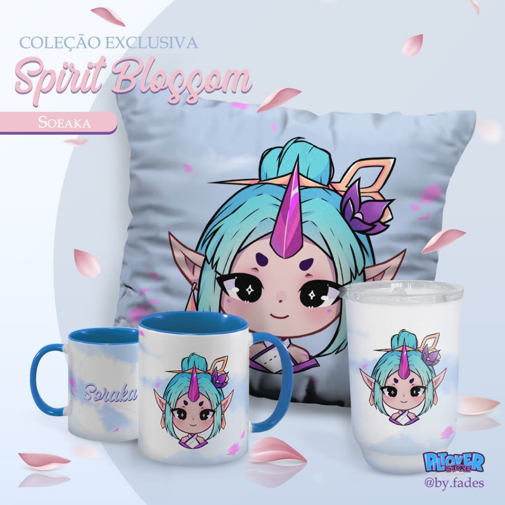 Kit Soraka Exclusivo Spirit Blossom - League of Legends | Shopee Brasil