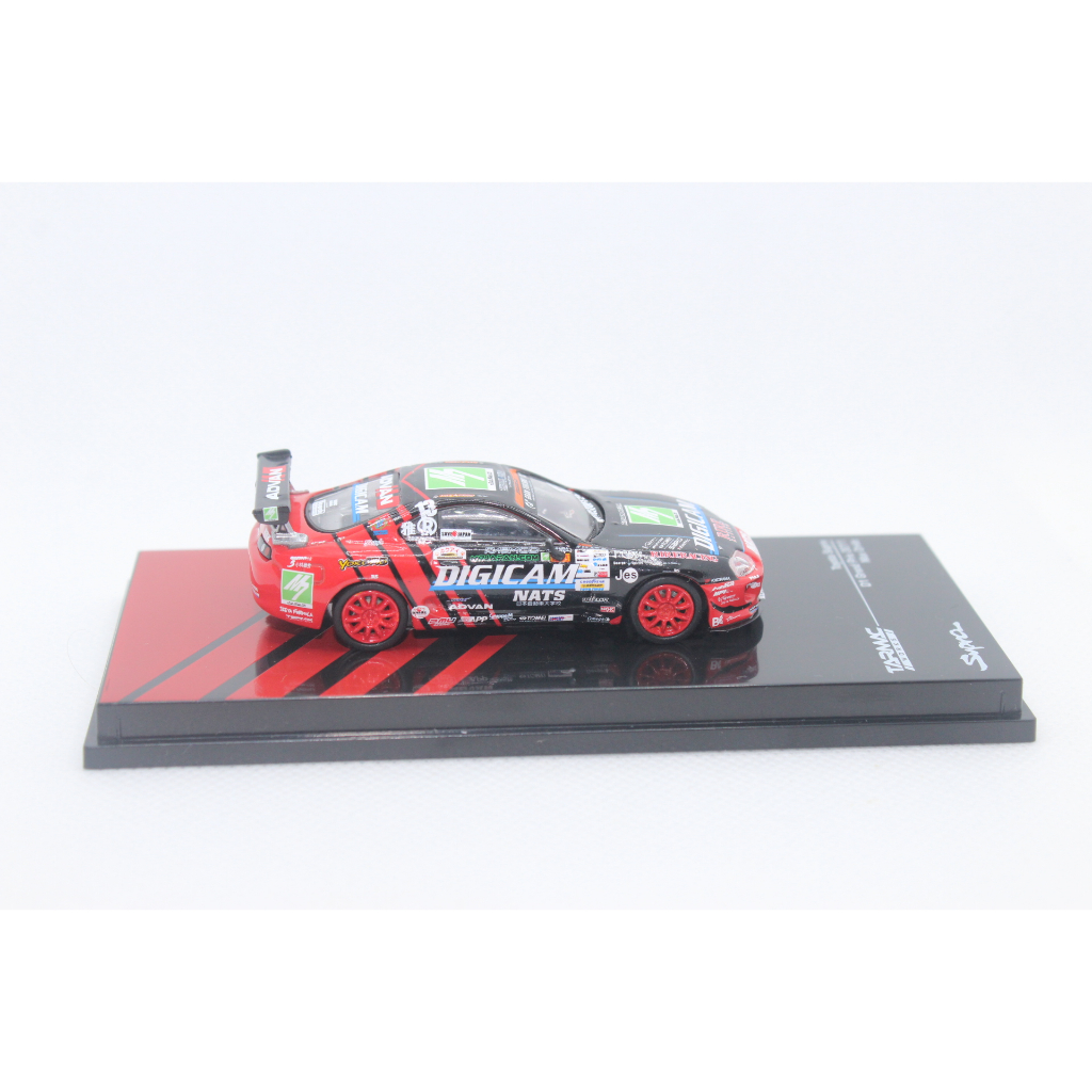 Tarmac Works Toyota Supra D1GP 2011 preto/vermelho Advan | Shopee Brasil