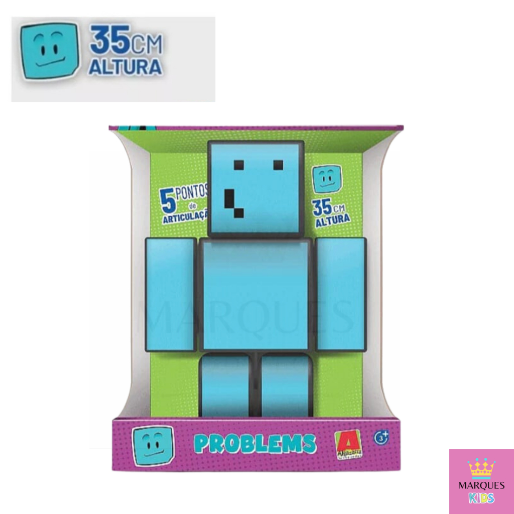 Boneco Problems 35 cm Minecraft Original | Shopee Brasil