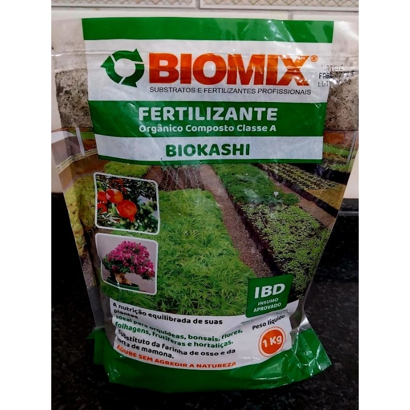 Fertilizante Orgânico Biokashi Biomix original 1kg | Shopee Brasil