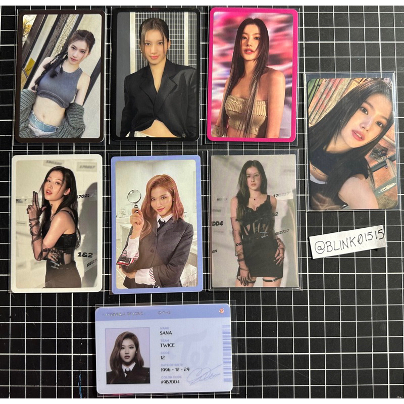 photocards sana twice oficiais | Shopee Brasil