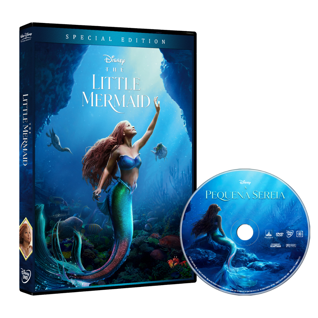 DVD A Pequena Sereia 2023 Dublado e Legendado | Shopee Brasil