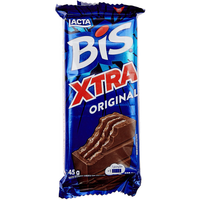 Chocolate Bis XTRA ORIGINAL 45G AO LEITE TRADICIONAL | Shopee Brasil