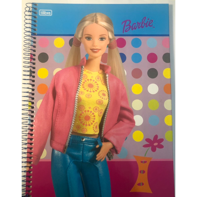 Caderno Barbie 96 folhas | Shopee Brasil