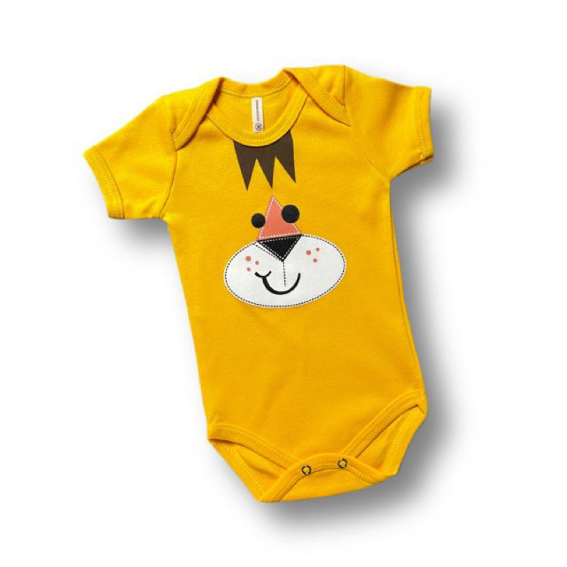 Body temático mesversario bebê enxoval menino Leão Leãozinho | Shopee ...