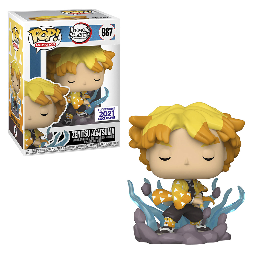 Funko Pop Zenitsu Agatsuma Transforming - Exclusivo Funimation - Demon ...