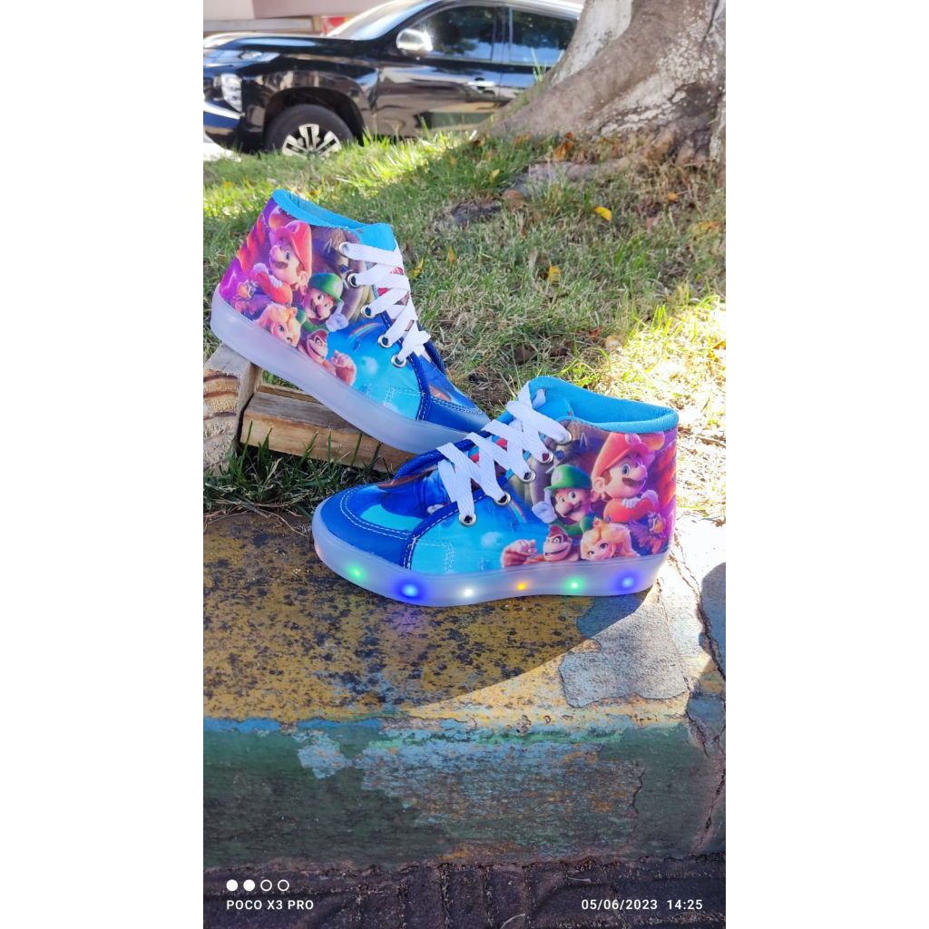 Tenis Super Mario Lindo | Shopee Brasil