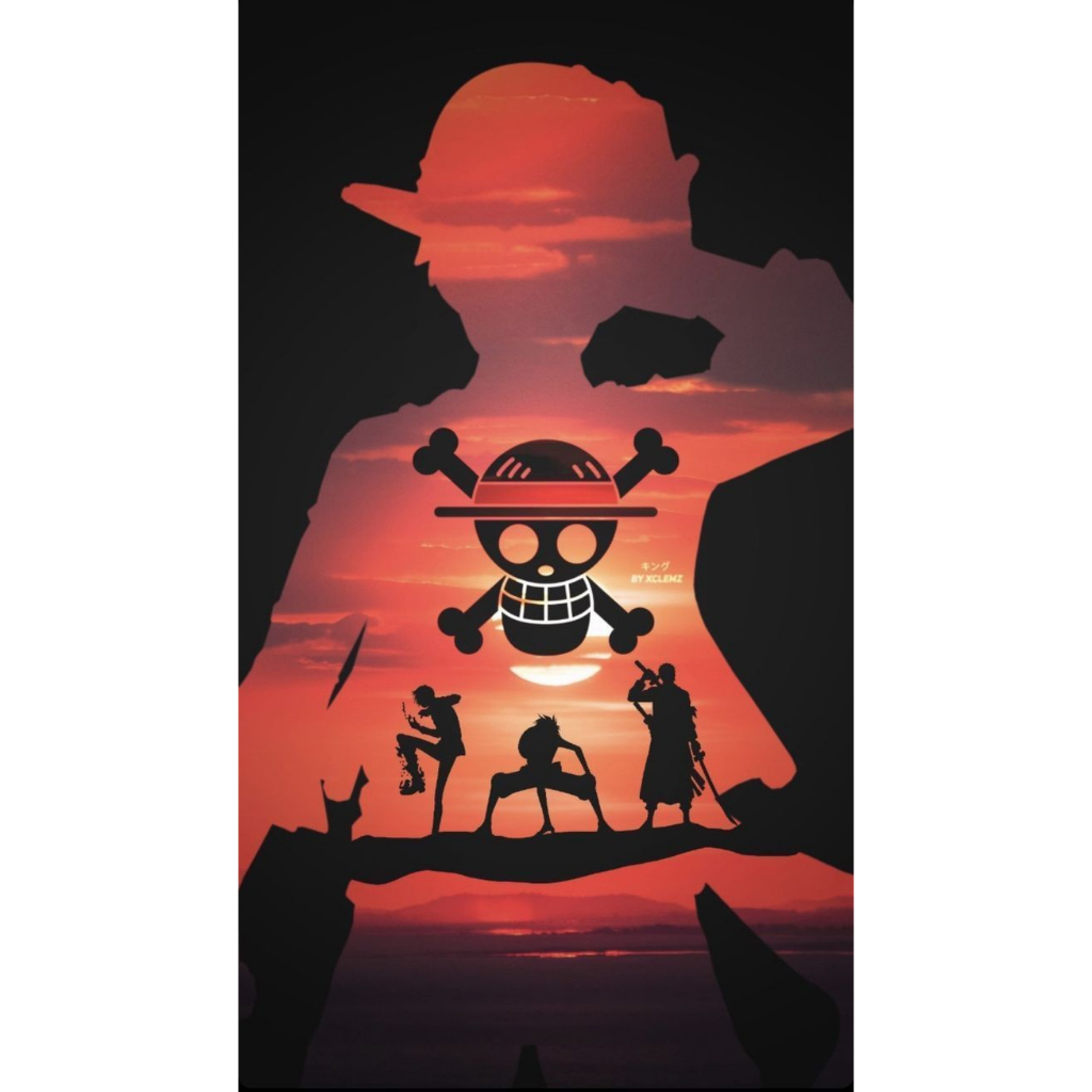 Adesivos One Piece para capa de caderno, vinil tamanho aproximado 20 cm ...