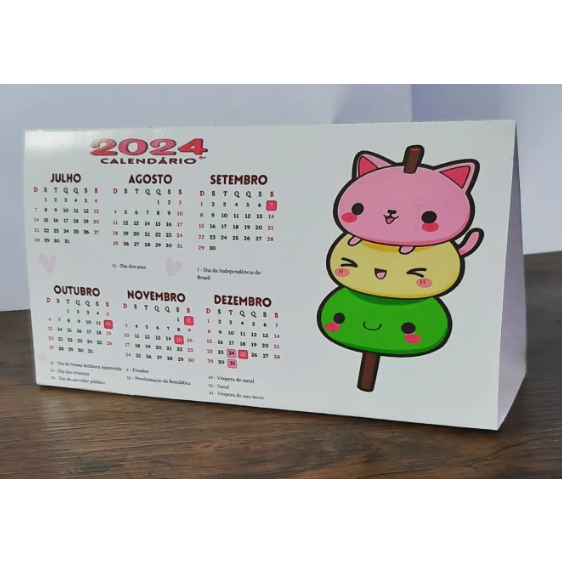 CALENDÁRIO DE MESA 2024 | Shopee Brasil