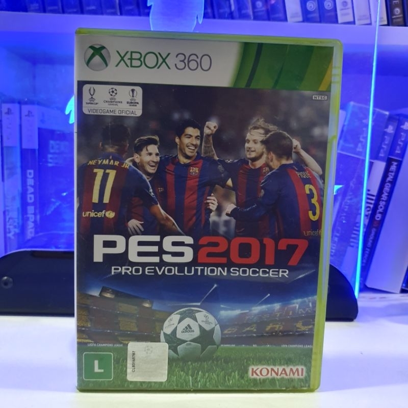 PES 2017 - Xbox 360 / Mídia Física | Shopee Brasil