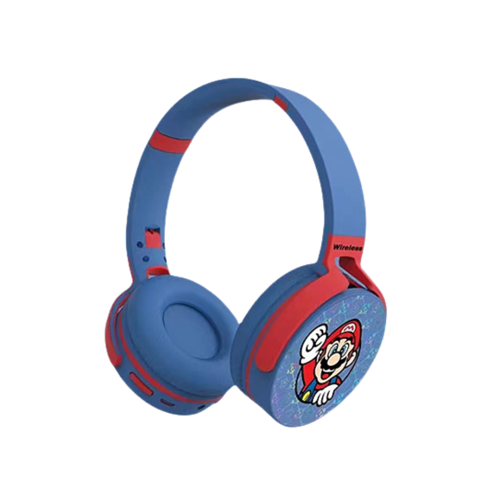 Kit Headset Fone de Ouvido Sem Fio Super Mario Bross Super Conforto ...