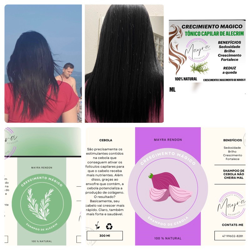 shampoo mágico MAYRA RENDON | Shopee Brasil