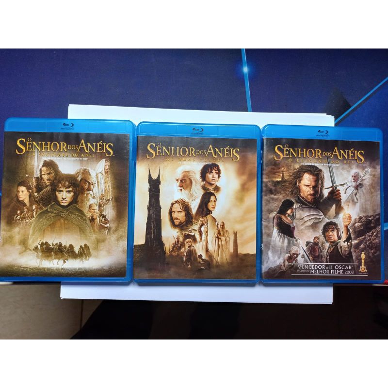 O senhor dos aneis trilogia blu-ray | Shopee Brasil