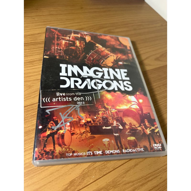 dvd imagine dragons - artists den autografado | Shopee Brasil