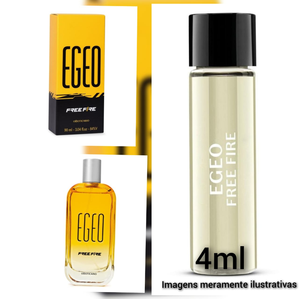 Egeo perfume masculino desodorante colonia free fire 4ml boticario ...