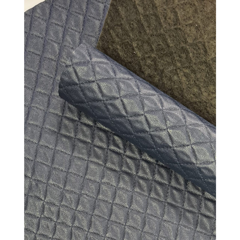 TECIDO CORINO KORINO PVC TEXTURIZADO AZUL MARINHO 0,50CM X 1.40MT ...