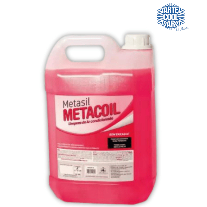 Metasil Metacoil Limpeza Ar Condicionado S/ Enxague 5 Litros | Shopee ...