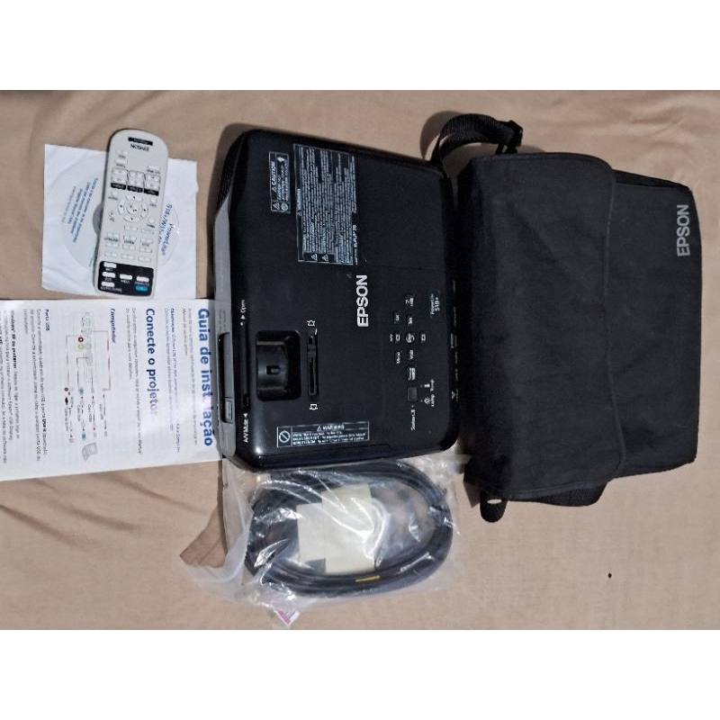 Projetor Data Show Epson PowerLite S18+ 3000 Lumen 3LCD | Shopee Brasil