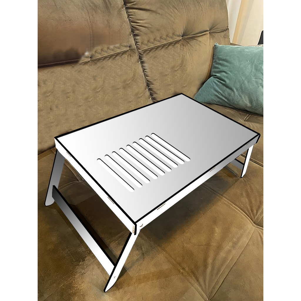 Suporte para Notebook apoio Colo mesa | Shopee Brasil