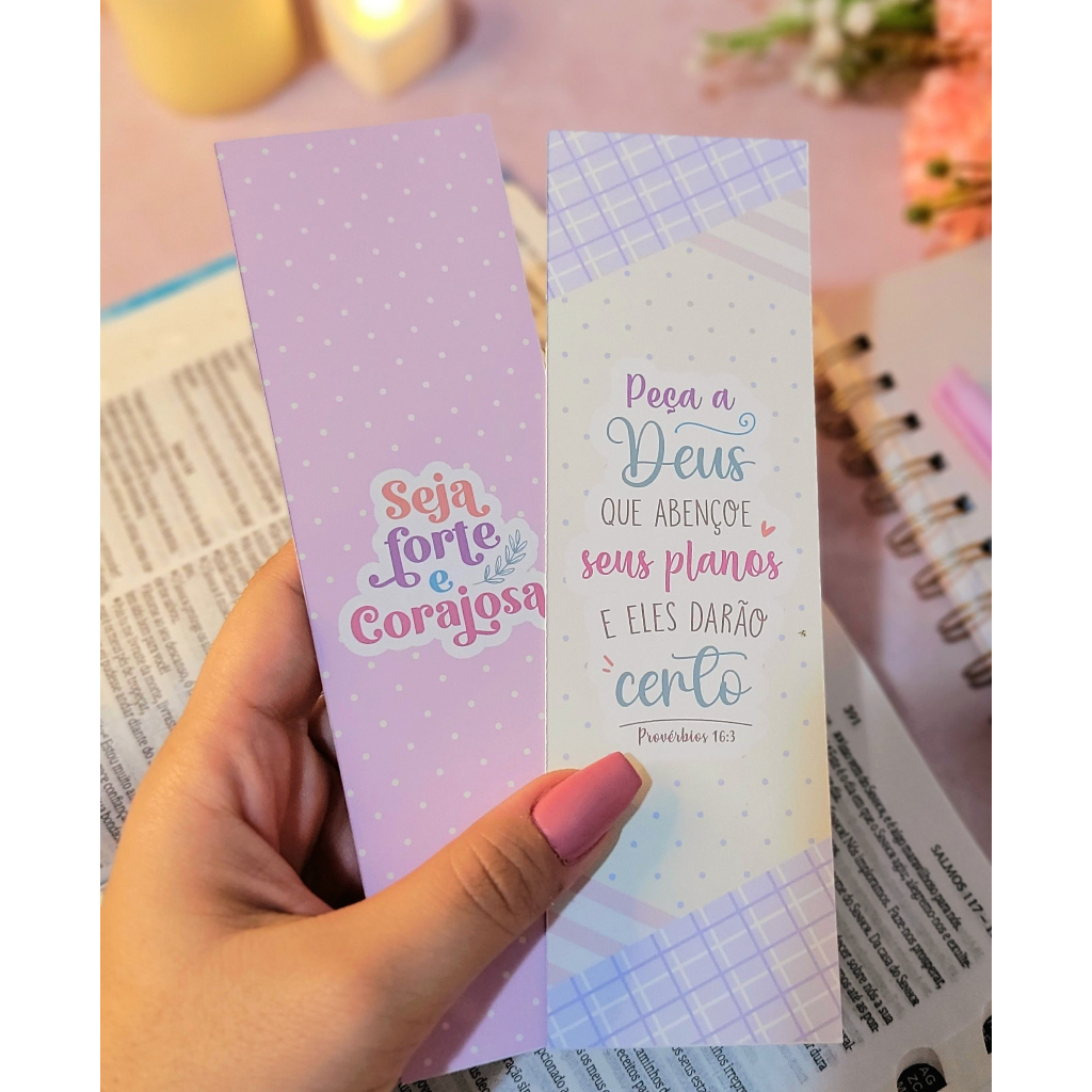 30 Marca página Personalizado, para livros, biblías, cadernos | Shopee ...