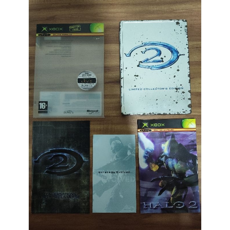 Halo 2 Limited Collector's edition Xbox Clássico PAL Steelbook | Shopee ...