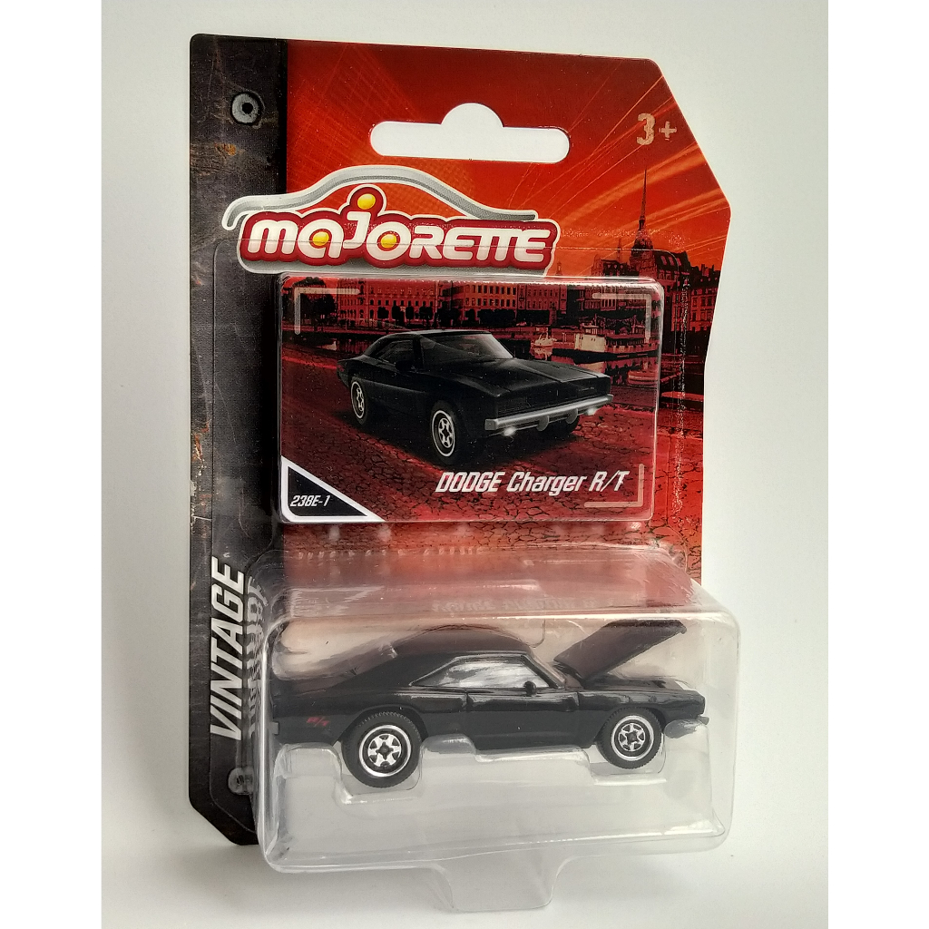 Miniatura Dodge Charger R/T 1:64 Majorette Vintage | Shopee Brasil
