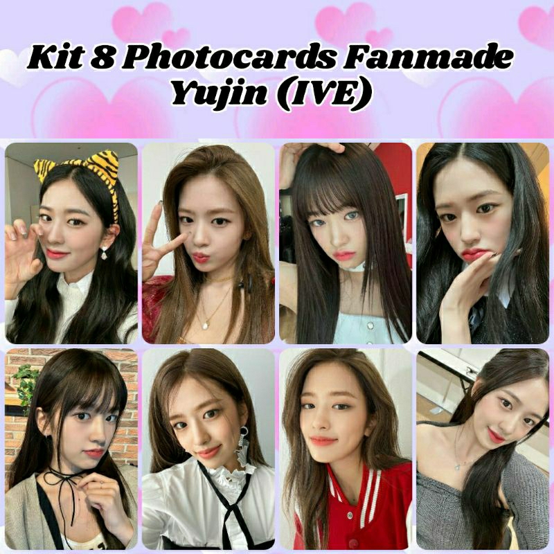 Kit 8 Photocards Yujin IVE - Fanmade | Shopee Brasil