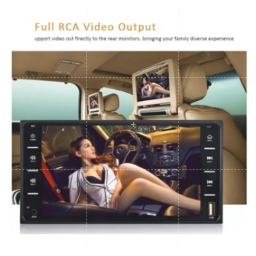 Radio Tela LCD Multimídia Display 7 Polegadas Touch Screen CTC-7061 | Shopee Brasil