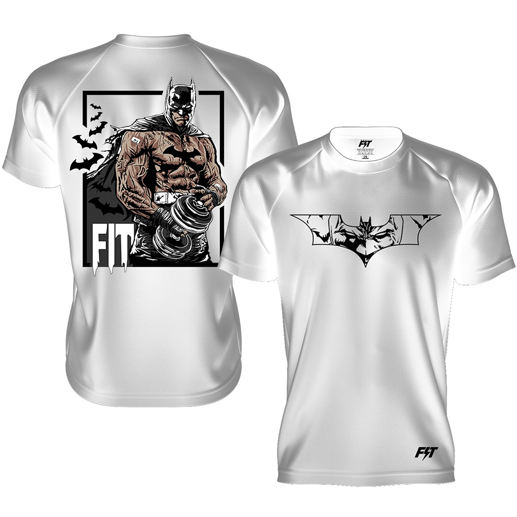 Camiseta Dry Fit Masculina Original Batman Musculação Treino Academia ...