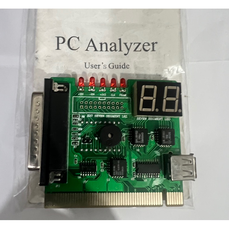 Placa De Diagnóstico Teste Pc Analyzer 2 Digitos PCI e Paralela ...
