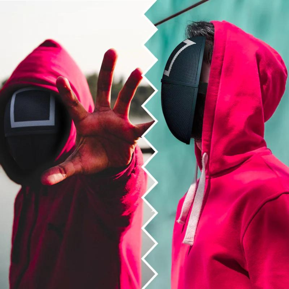 Máscara Fantasia Jogadores e Líder Front Man Festa Round 6 Cosplay ...