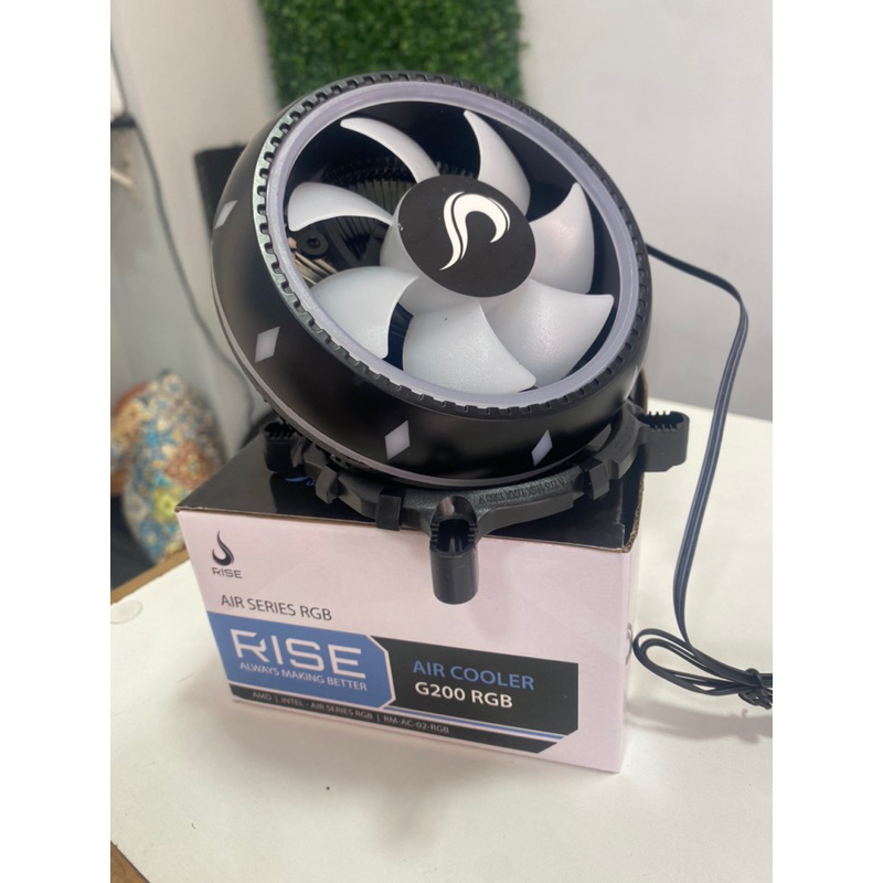 Air cooler de cpu Rise RGB 120mm | Shopee Brasil