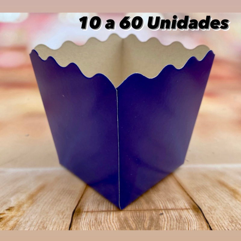 KIT Cachepô decorativo Papel cachepot Festas AZUL MARINHO | Shopee Brasil