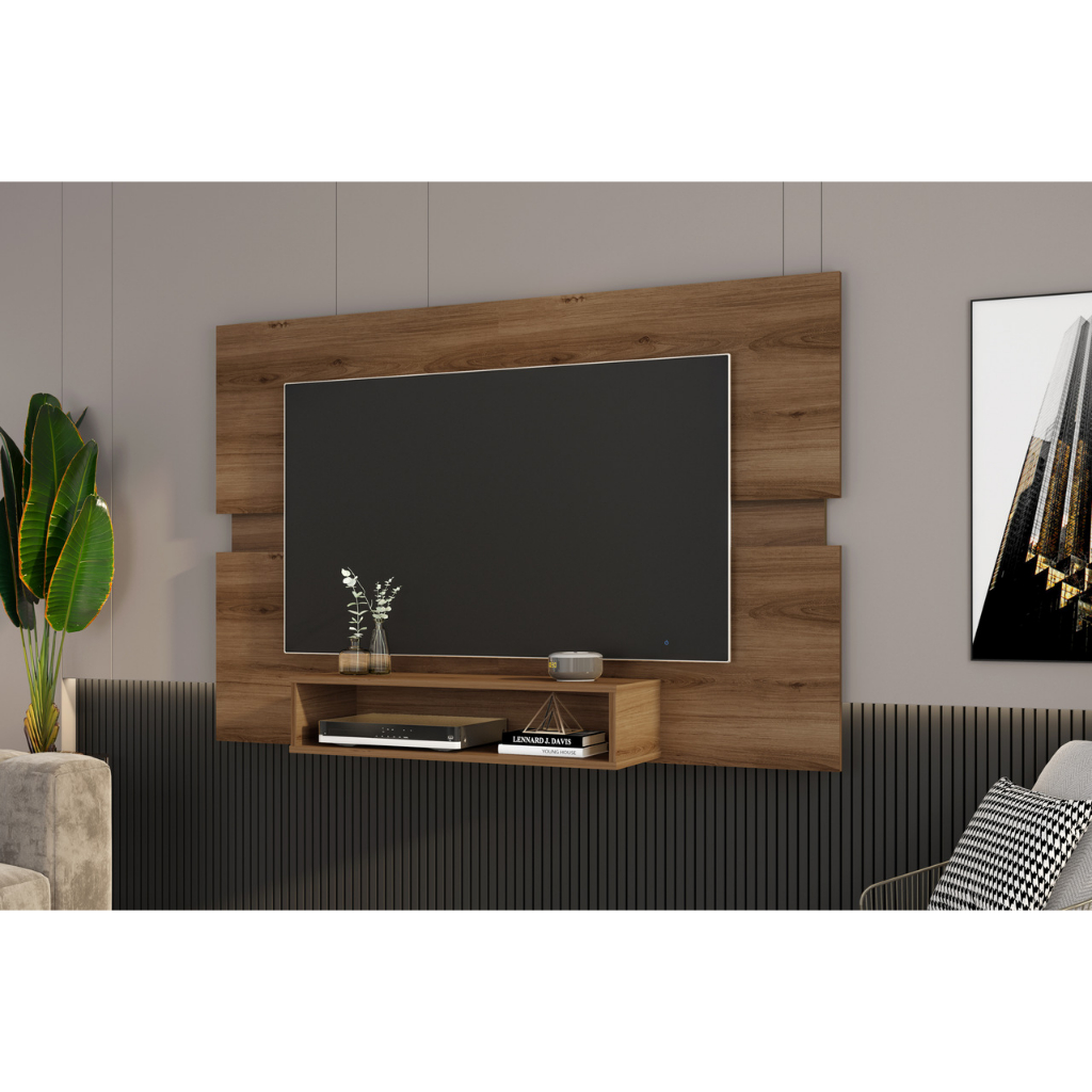 Painel Sala TV 50 Polegadas ECCOS Sala Quarto | Shopee Brasil