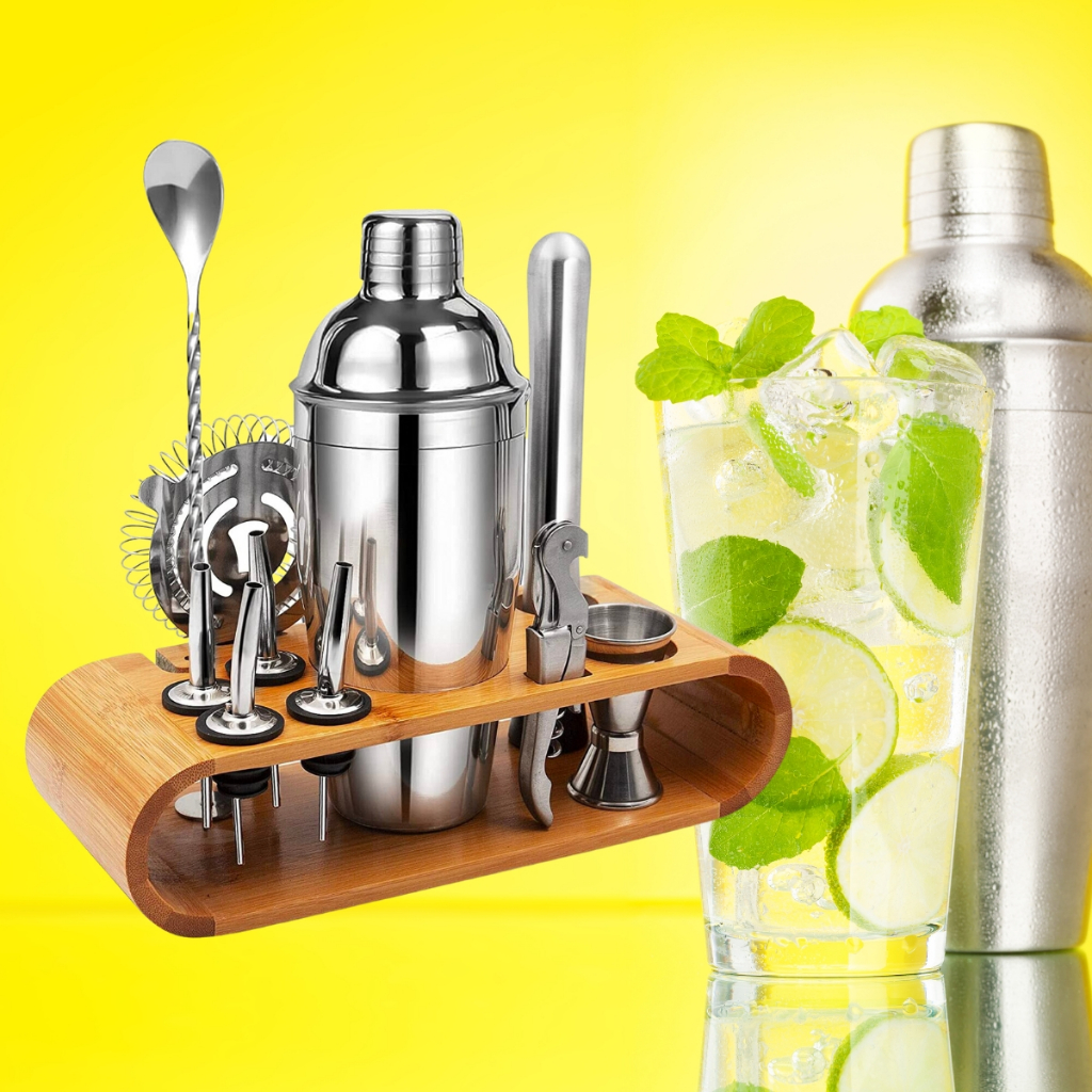 Kit Caipirinha Completo E Coqueteleira 750ml 500ml Kit Bartender Barman ...