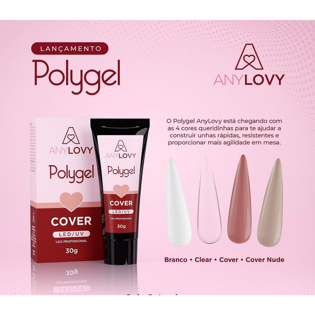 LANÇAMENTO Polygel (a escolher) 30g Anylovy | Shopee Brasil