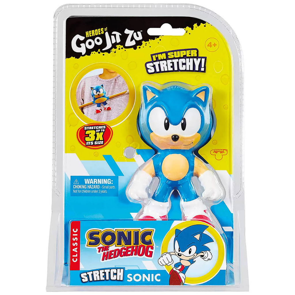 Boneco Elástico Sonic Stretch - Heroes Of Goo Jit Zu - Sunny | Shopee ...