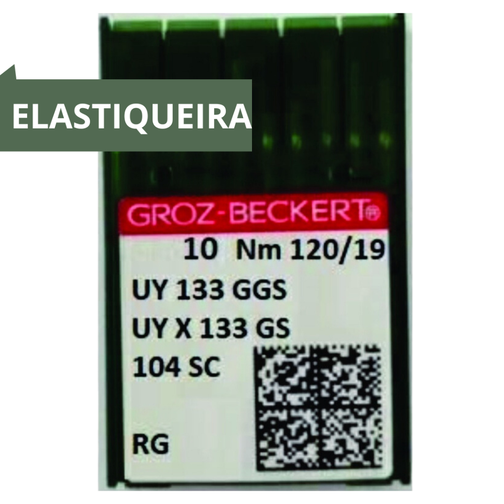Caixa de Agulha Para Maquina de Costura Elastiqueira UY133 caixa com10 unidades - Groz Beckert ...