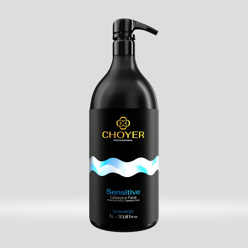 Shampoo Pet Choyer Sensitive Cabeça e Face Peles Sensíveis 1L | Shopee ...