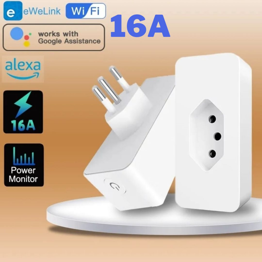 Tomada Inteligente 16A para Alexa e Google Home - Pronta Entrega no ...