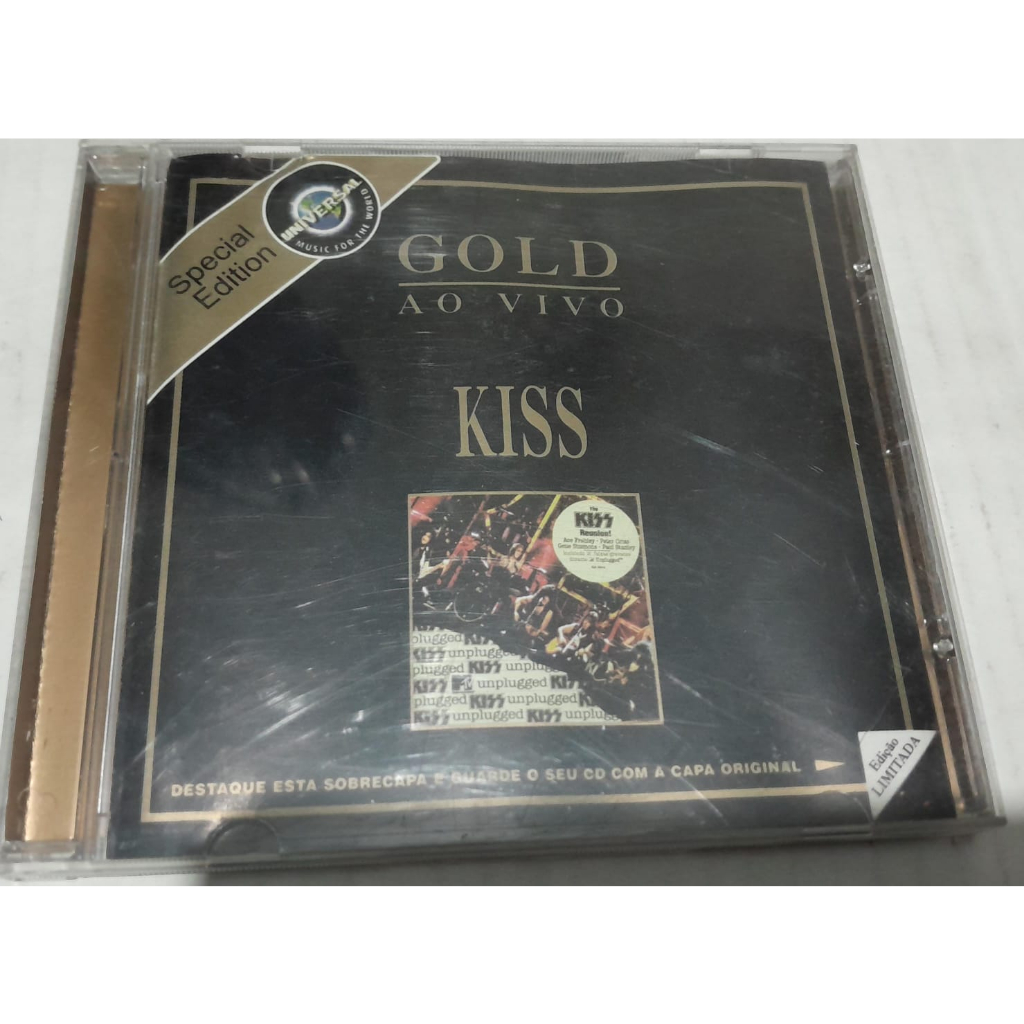 CD - KISS - MTV UNPLUGGED - GOLD AO VIVO | Shopee Brasil