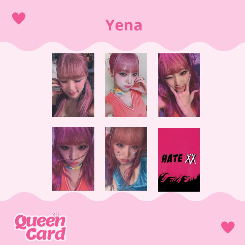kit photocard fanmade yena holografico com verso | Shopee Brasil