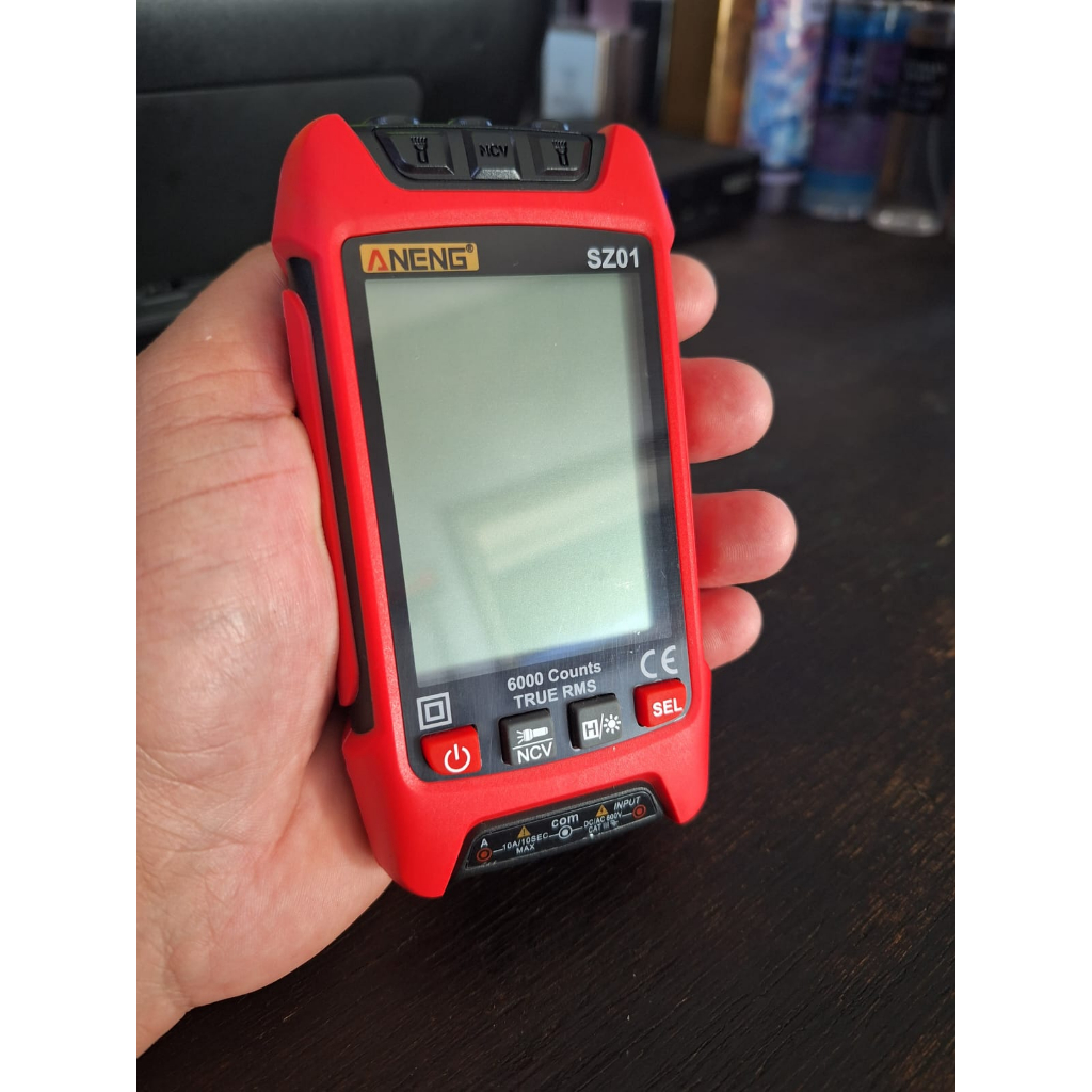 Multímetro ANENG digital PROFISSIONAL compacto COMPLETO - SZ01 - ENVIO EM 24H ÚTEIS | Shopee Brasil
