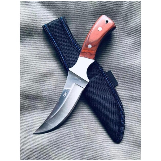 Faca Pequena Madeira Tática Aço Inox + Bainha Kim SLK-A86 | Shopee Brasil