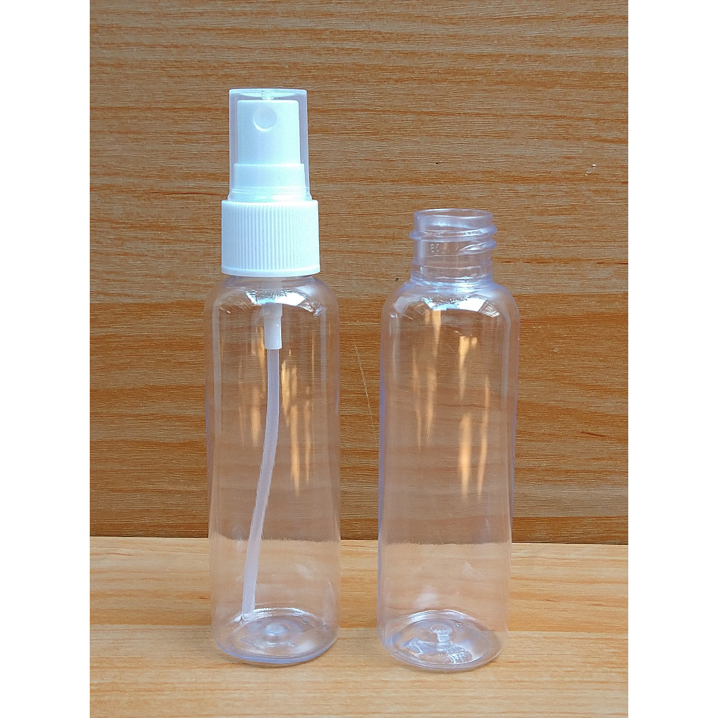 50 Frascos Plástico Pet 60 Ml Cilíndrico Com Válvula Spray | Shopee Brasil