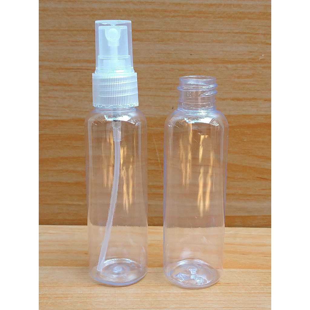50 Frascos Plástico Pet 60 Ml Cilíndrico Com Válvula Spray | Shopee Brasil