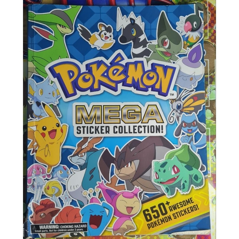 Pokémon Álbum de Figurinhas Mega Sticker | Shopee Brasil