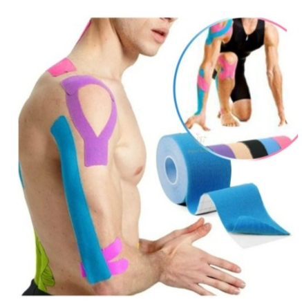 Fita Knesio Tape Bandagem adesiva funcional alivia a dor lesão | Shopee Brasil