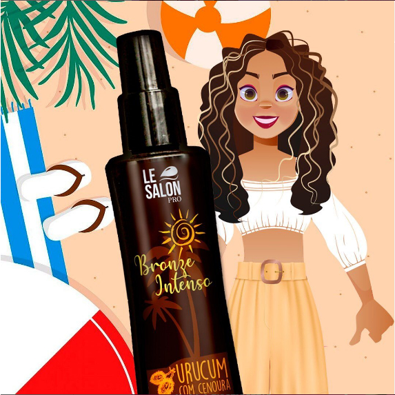 Bronzeador Corporal Urucum e Cenoura 140ml Pró Vitamina A Le Salon Pro ...