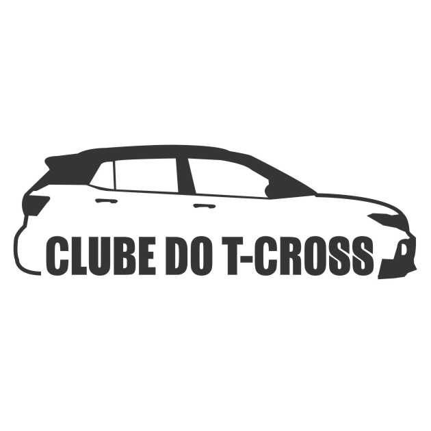 Adesivo Clube do Volkswagen T-Cross 15x5cm e 30x10cm | Shopee Brasil